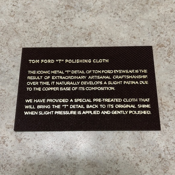 Tom Ford | Accessories | Bnwt Tom Ford Small Polishing Eyeglass Cloth ...